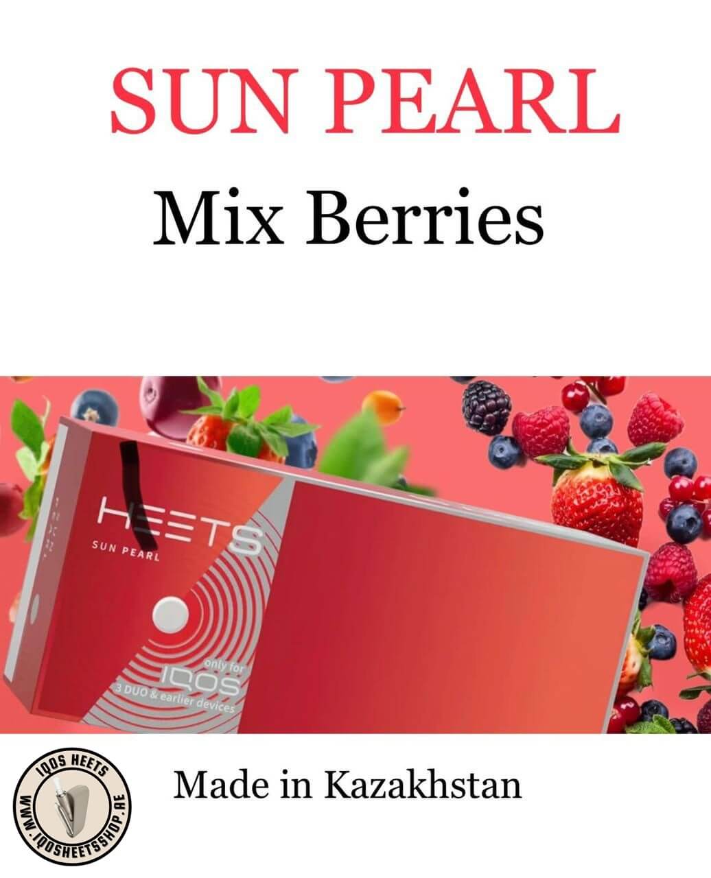 HEETS Sun Pearl Mix Berries Selection Kazakhstan Version - Iqos Heets Shop